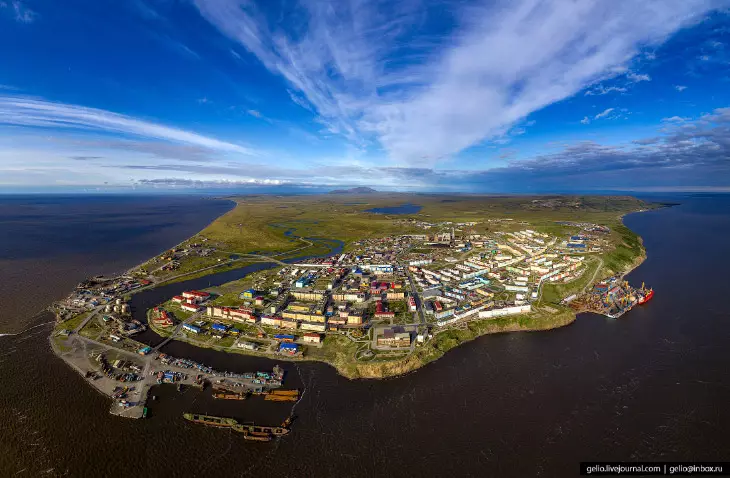 Anadyr z výšky je najjednoduchšie mesto Ruska. Fotografie slávy Stepanova 3199_2