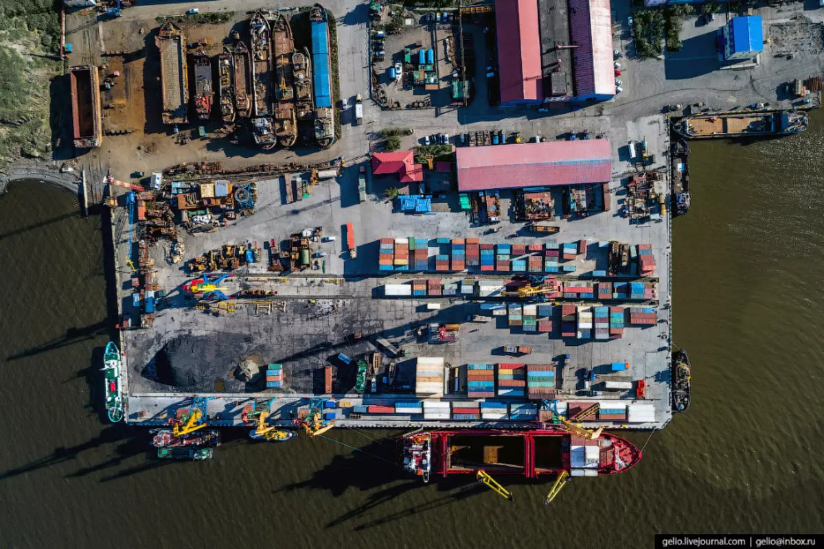 Anadyr z výšky je najjednoduchšie mesto Ruska. Fotografie slávy Stepanova 3199_7