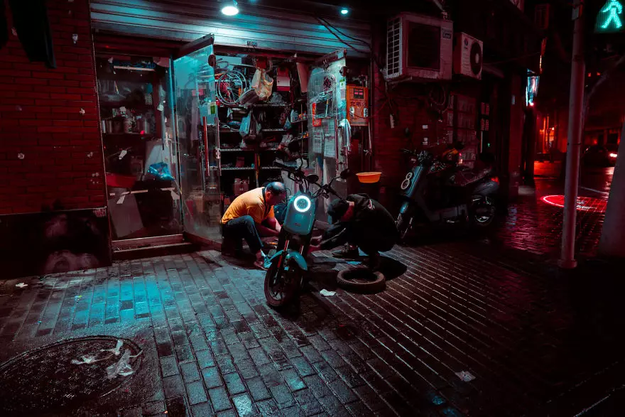 Calles de Shanghai de Cody Ellingham (Cody Ellingham) - Fotógrafo y cazador nocturno 3333_11