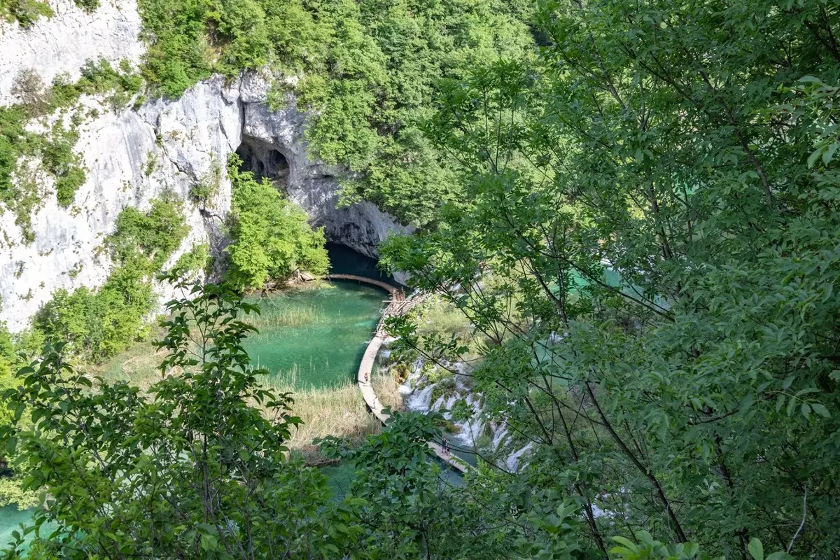 Lacurile Plitvice, cascada Veliki SLAP în lentilă;) 3719_14