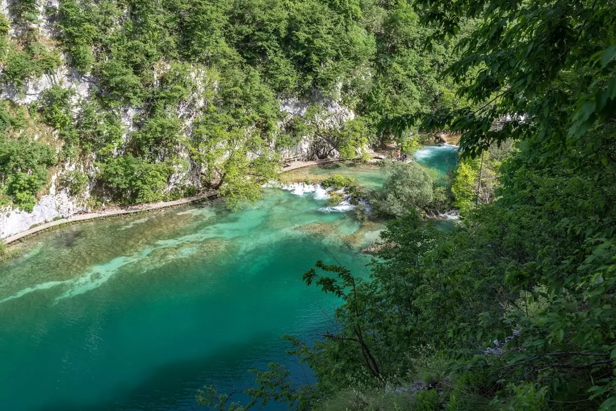 Lacurile Plitvice, cascada Veliki SLAP în lentilă;) 3719_9
