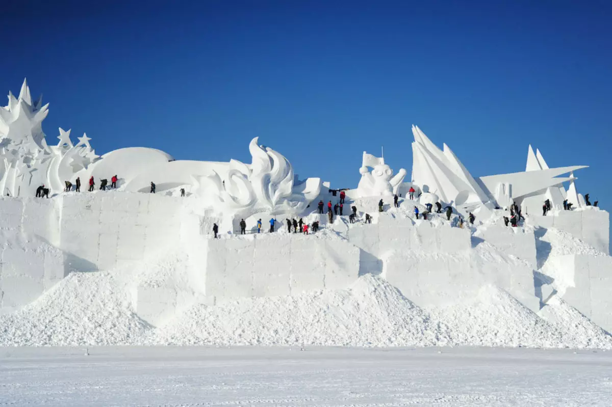 Në Harbin, hapi festivalin më të madh ndërkombëtar të akullit dhe Snow 2019 4657_5