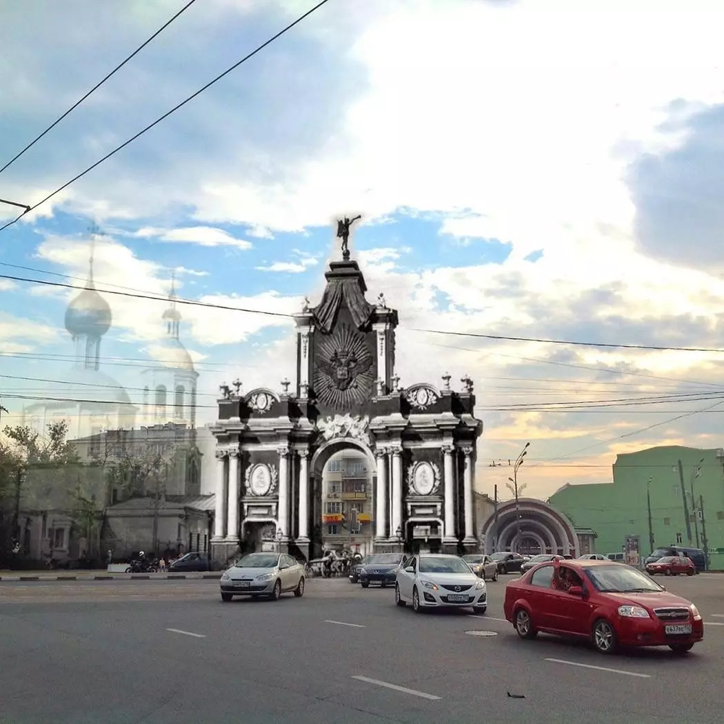 13. Porte rouge. Pour les muscovites, tout d'abord, c'est le nom de la station de métro. Particulièrement reconnaissable par son nom