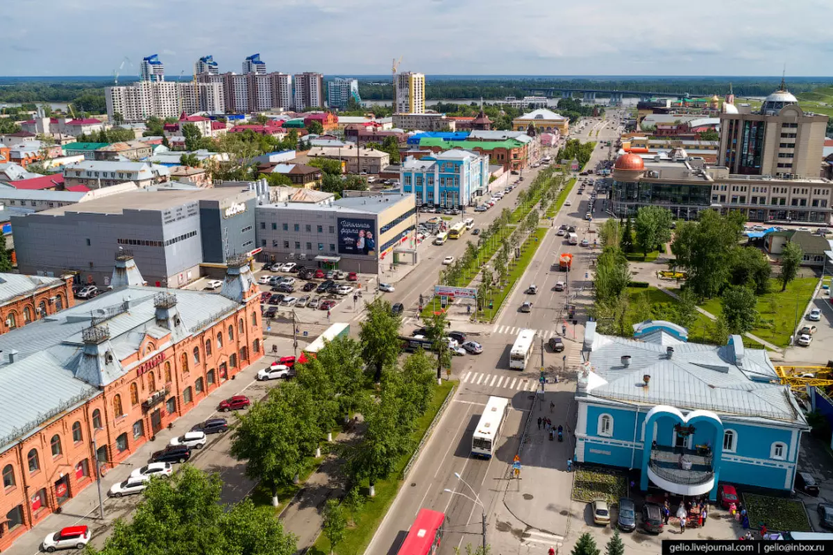 Барнаул - Степановдун даңкынан бийиктиктен Алтай аймагынын борбору 4978_22