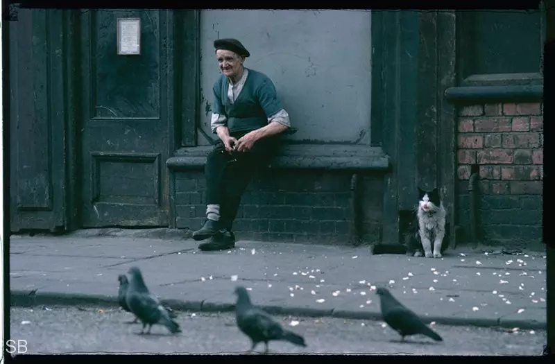 1960-cı illərin Şirley çörəkçisinin şəkillərində Manchester gecəqonduları