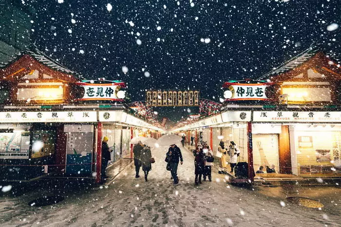 Phénomène météorologique rare pour le Japon: Tokyo couvert de neige sur les photos de Yuichi Yokota (Yuichi Yokota) 5626_1