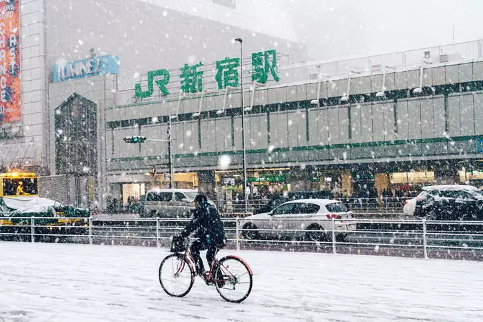 Phénomène météorologique rare pour le Japon: Tokyo couvert de neige sur les photos de Yuichi Yokota (Yuichi Yokota) 5626_19