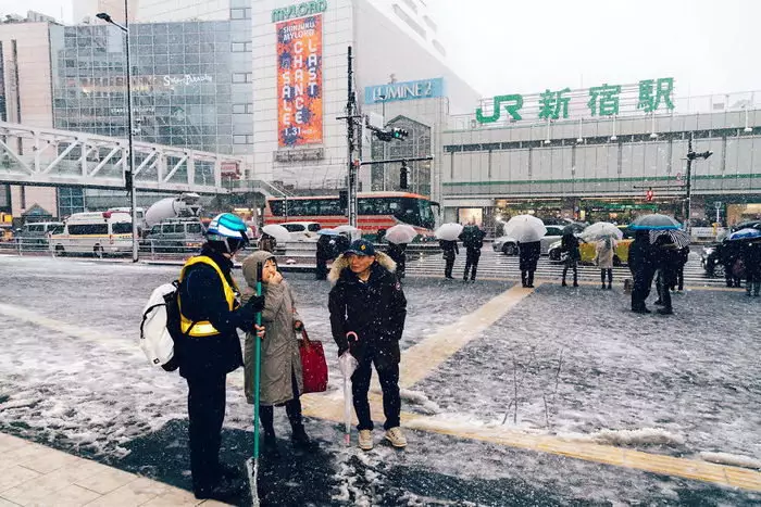 Phénomène météorologique rare pour le Japon: Tokyo couvert de neige sur les photos de Yuichi Yokota (Yuichi Yokota) 5626_20