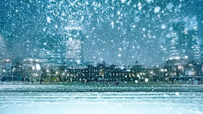 Phénomène météorologique rare pour le Japon: Tokyo couvert de neige sur les photos de Yuichi Yokota (Yuichi Yokota) 5626_3