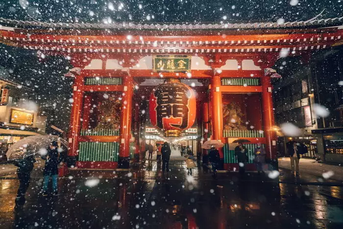 Phénomène météorologique rare pour le Japon: Tokyo couvert de neige sur les photos de Yuichi Yokota (Yuichi Yokota) 5626_9