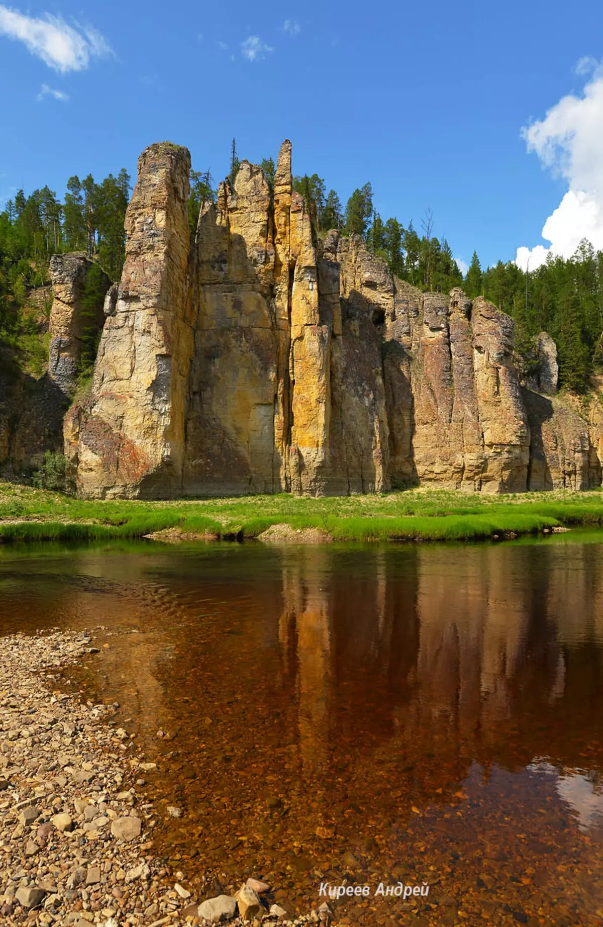 Thar a bheith pictiúrtha !!! Yakutia, piléir Sinsky sa lionsa Kireeva Andrei 5651_10