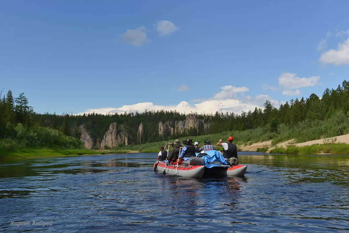 Thar a bheith pictiúrtha !!! Yakutia, piléir Sinsky sa lionsa Kireeva Andrei 5651_13