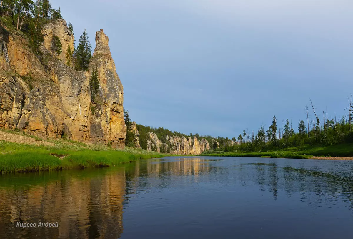 ציורי מדהים !!! Yakutia, עמודי סינסקי בעדשה Kireeva Andrei 5651_16