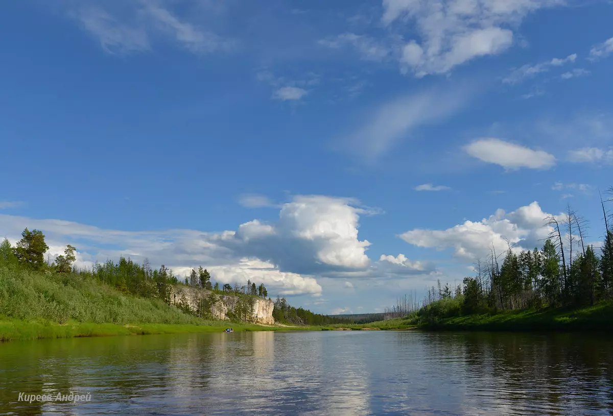 Onheemlech pittoresch !!! Yakutia, sënnegely Pfeiler an der Lens Kiuneva Andrei 5651_4