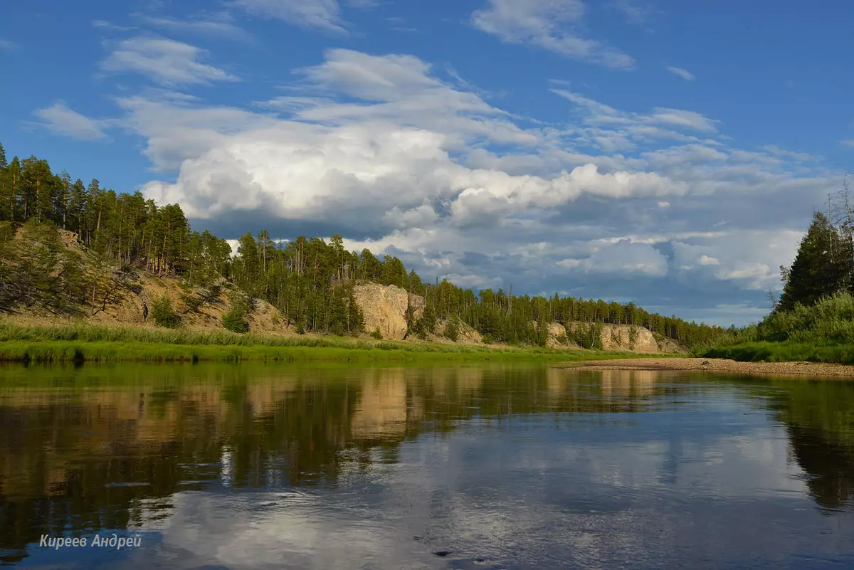 Thar a bheith pictiúrtha !!! Yakutia, piléir Sinsky sa lionsa Kireeva Andrei 5651_7