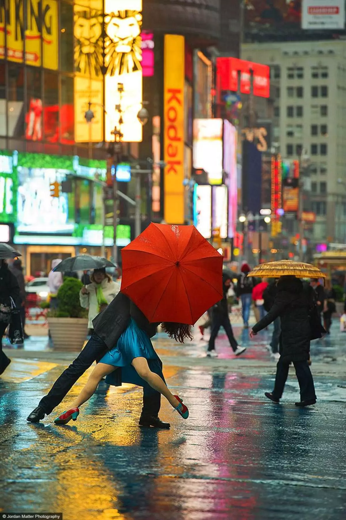 Michael Jagger Evita Arce Times Square