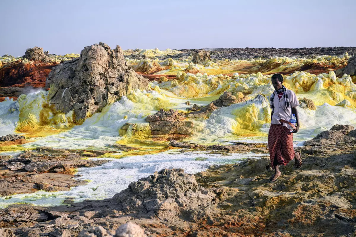 La plej varma loko sur la tero: Wpadina Danakil en Lensoj 6099_19