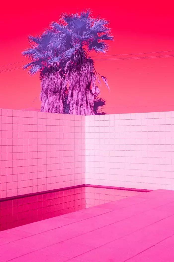 Dunia dalam kacamata merah muda! Palm Springs In Infrared Pictures Kate Ballis (Kate Ballis) 6160_10