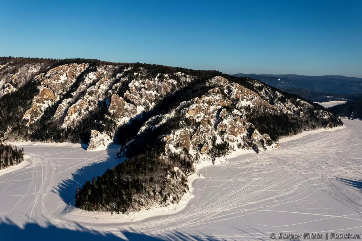 Cea mai bună punte de observare a Mării Krasnoyarsk este partea de sus a dintelui de munte Kozyrevsky. Fotograf sergey filino. 6410_16