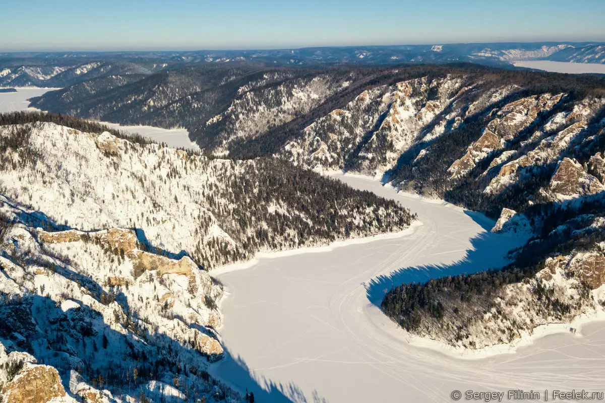 Cea mai bună punte de observare a Mării Krasnoyarsk este partea de sus a dintelui de munte Kozyrevsky. Fotograf sergey filino. 6410_26