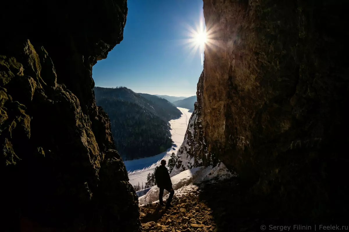 Cea mai bună punte de observare a Mării Krasnoyarsk este partea de sus a dintelui de munte Kozyrevsky. Fotograf sergey filino. 6410_4