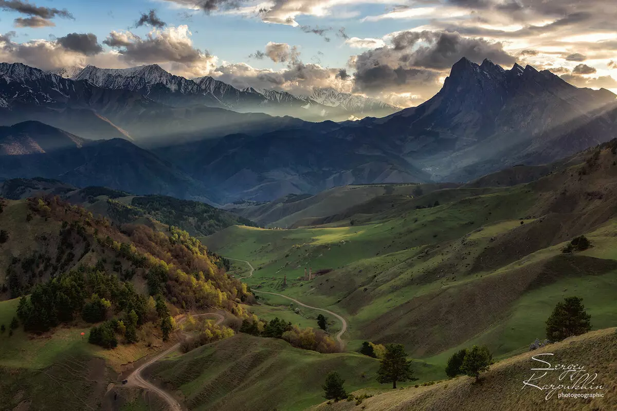 Ingusheția este frumoasă în Planul peisajului: Fotograful Sergey Karpukhin