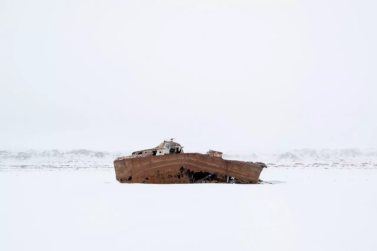 Sin agua, sino con nieve: invierno en el mar Aral en la lente Didier Bizet (Didier BIZET) 6709_10