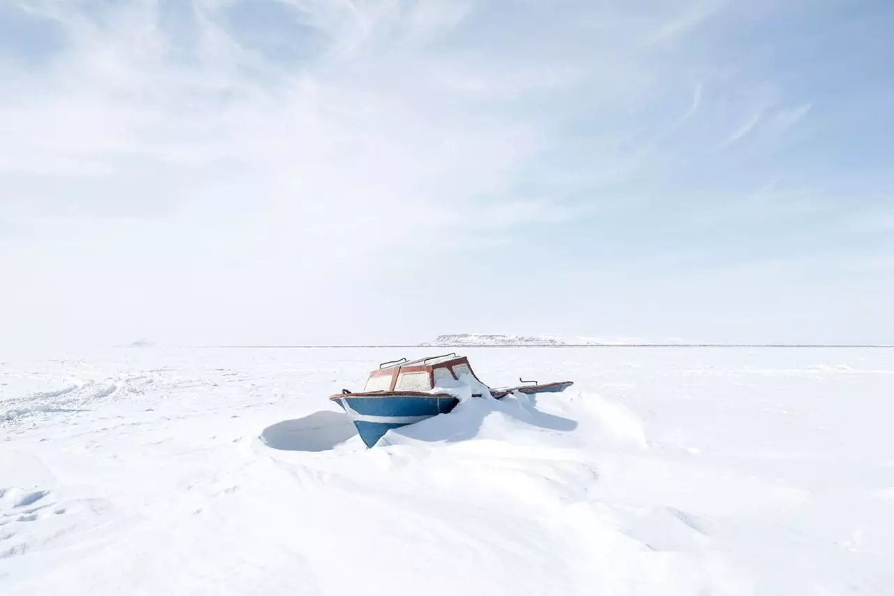 Kung wala'y tubig, apan sa niyebe: Tingtugnaw sa Aral Sea sa Lens Dessier Bizet (Docier Bizet) 6709_8