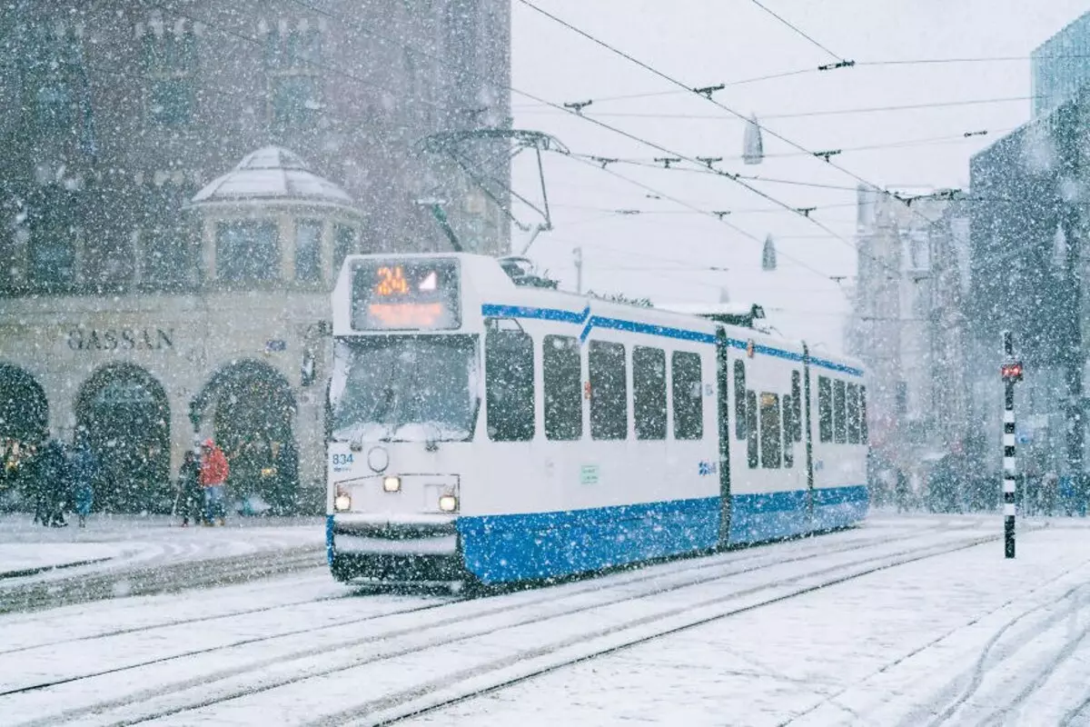 Snöstorm i Amsterdam i Albert Dros Lens (Albert Dros) 6745_2