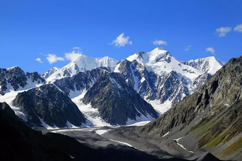 Beluha Mountain - Altai simbolo sa mga larawan Valentina Zenkova. 6971_11