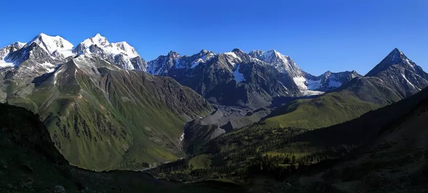 Beluha Mountain - Altai simbolo sa mga larawan Valentina Zenkova. 6971_16