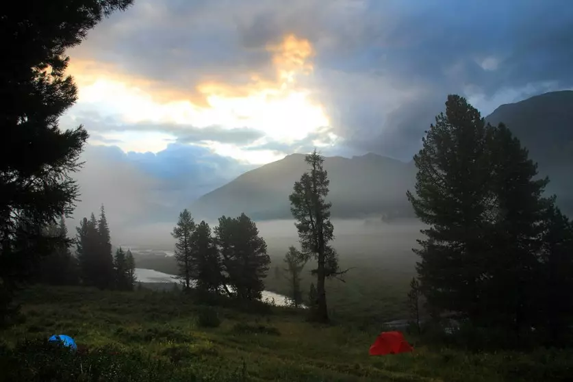 Beluha Mountain - Altai simbolo sa mga larawan Valentina Zenkova. 6971_26