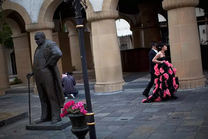 Fotos de matrimonio na cidade de Támesis