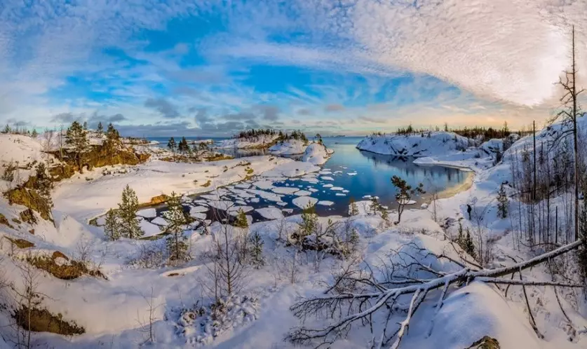 Unike skientme fan 'e winter Ladoga yn' e lens fan Fedor Lashkov 8686_13