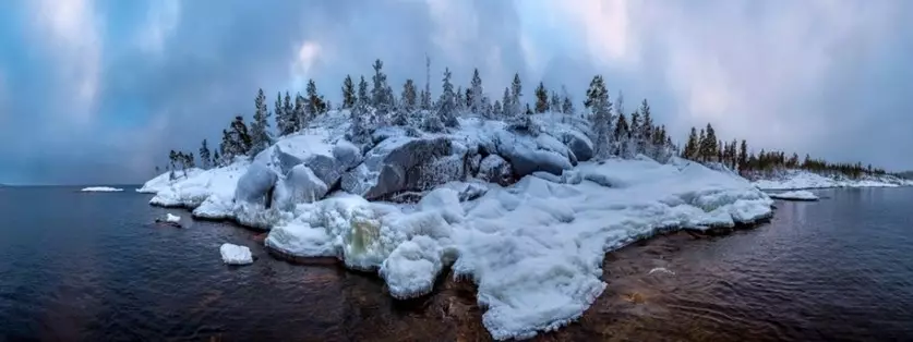 ความงามที่เป็นเอกลักษณ์ของ Ladoga ฤดูหนาวในเลนส์ของ Fedor Lashkov 8686_14