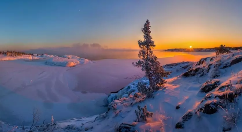 Unike skientme fan 'e winter Ladoga yn' e lens fan Fedor Lashkov 8686_16