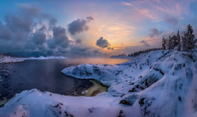 Unike skientme fan 'e winter Ladoga yn' e lens fan Fedor Lashkov 8686_19