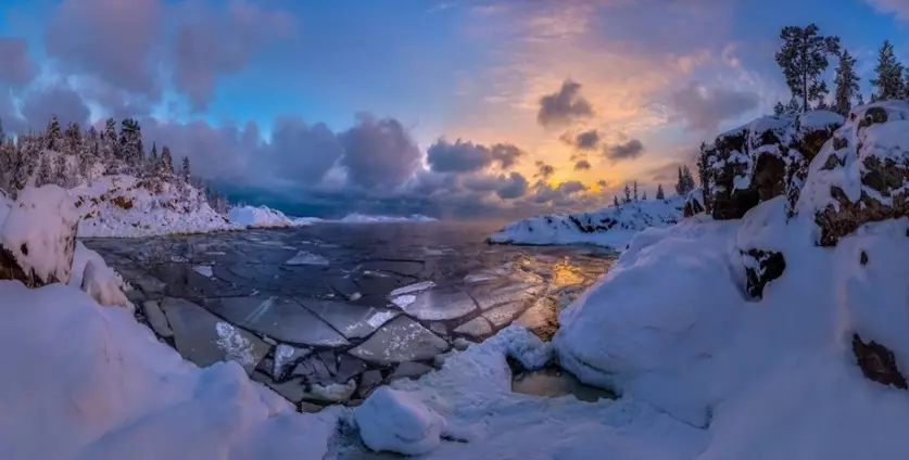 Unike skientme fan 'e winter Ladoga yn' e lens fan Fedor Lashkov 8686_22