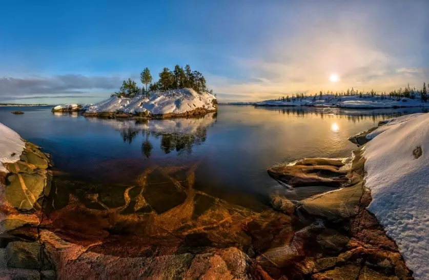 Unike skientme fan 'e winter Ladoga yn' e lens fan Fedor Lashkov 8686_23