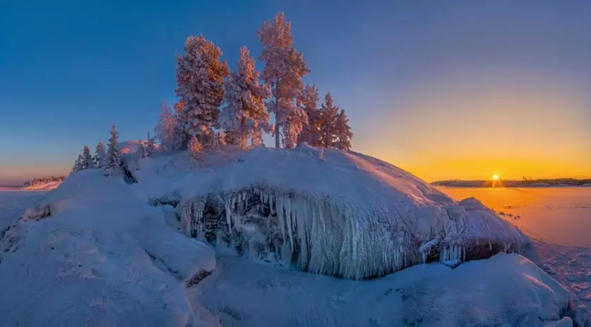 Unike skientme fan 'e winter Ladoga yn' e lens fan Fedor Lashkov 8686_24