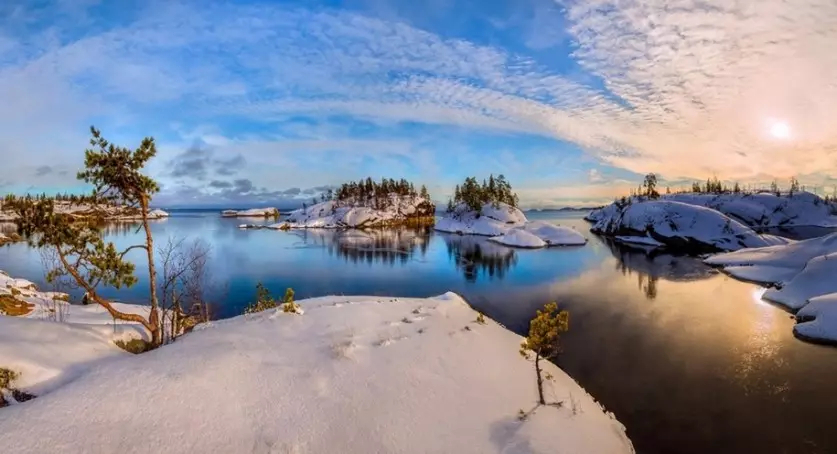 Unike skientme fan 'e winter Ladoga yn' e lens fan Fedor Lashkov 8686_3