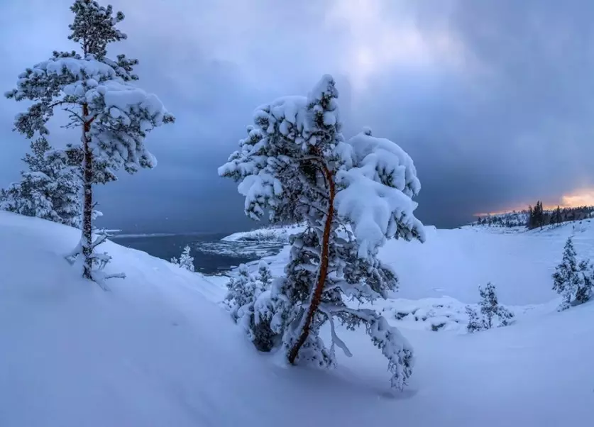 Unike skientme fan 'e winter Ladoga yn' e lens fan Fedor Lashkov 8686_5