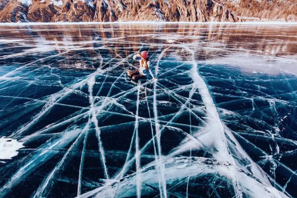 Baikal blaen yn Lluniau Kristina Makeeva 8811_9